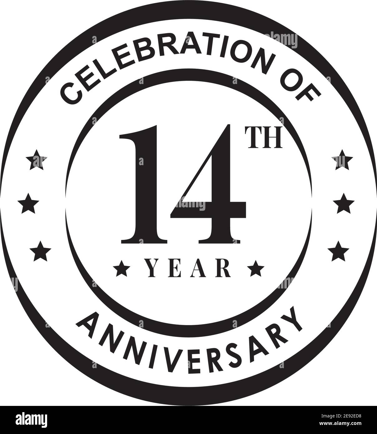 Number fourteenth Stock Vector Images - Alamy