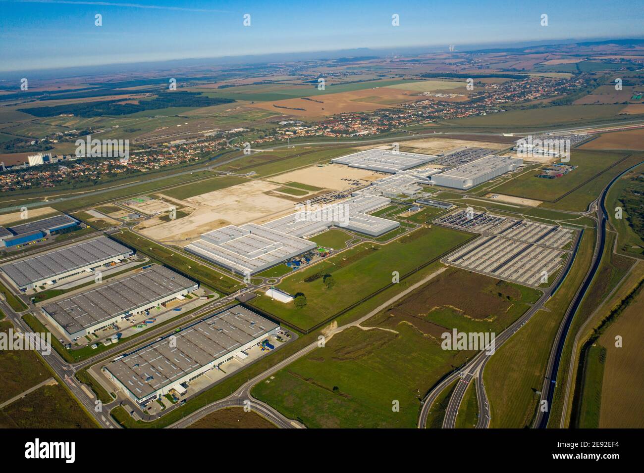 aerial view of Automotive Manufacturing Industry Stock Photo - Alamy