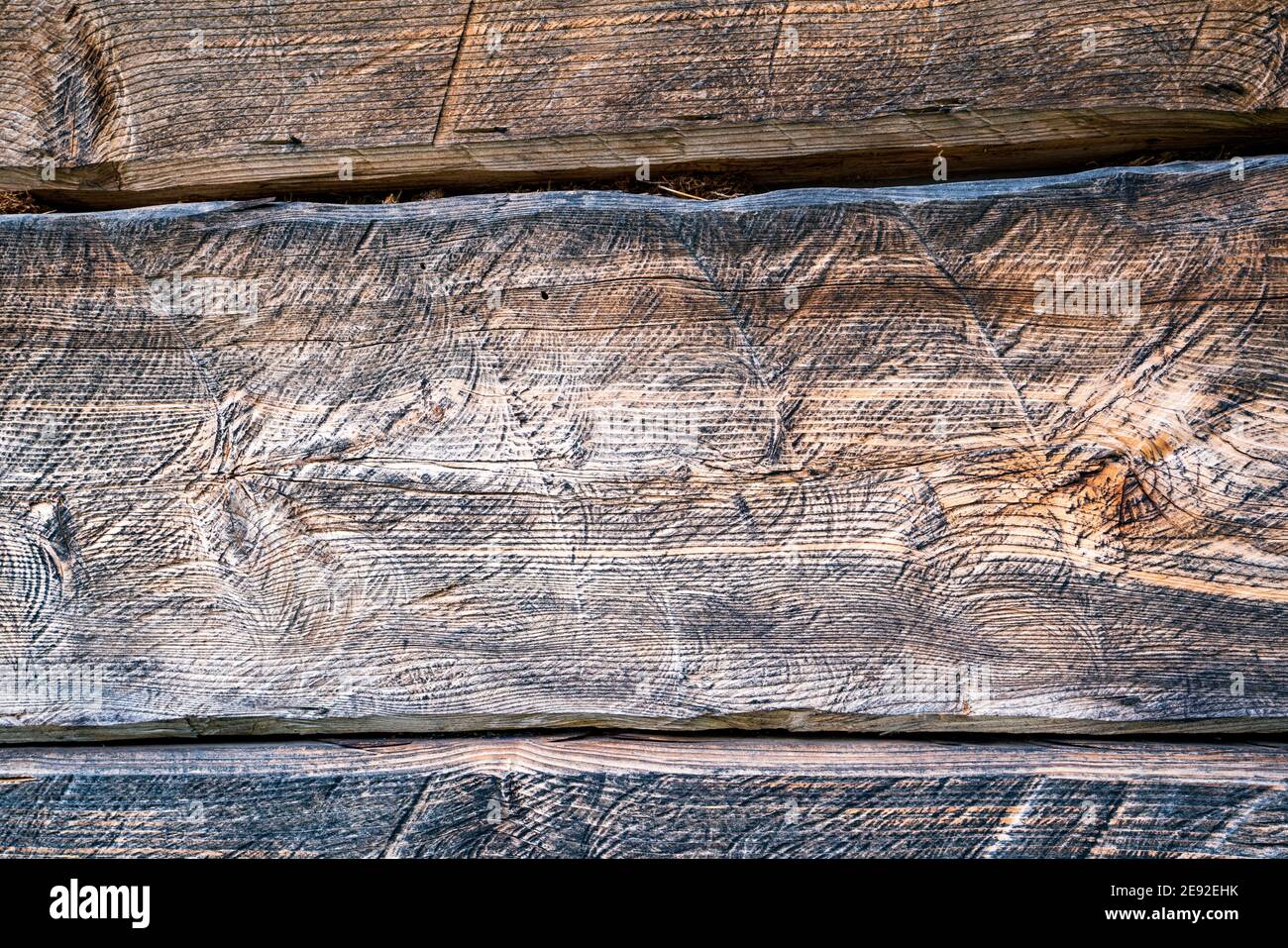 Background of beautiful wet and damp dark textured wood planks Stock ...