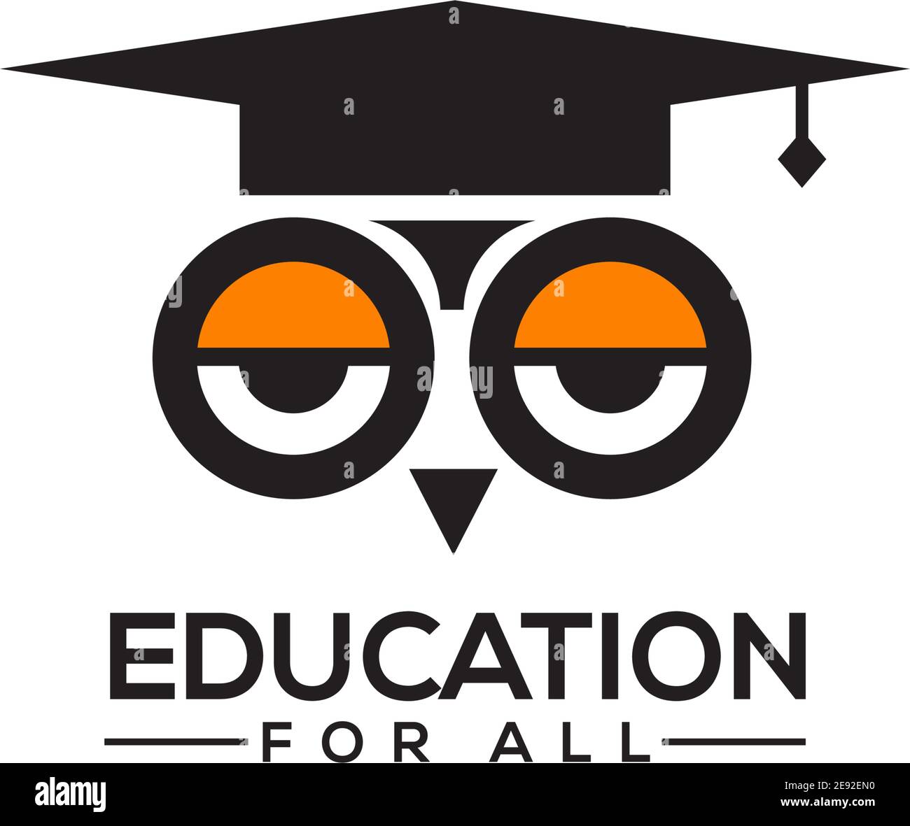 Education logo design with using owl bird icon vector template Stock ...