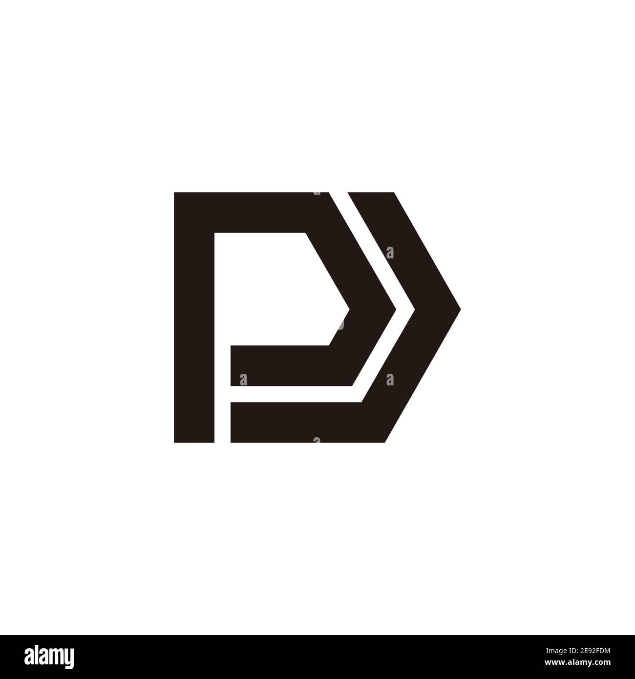 Letter pd logo hi-res stock photography and images - Alamy