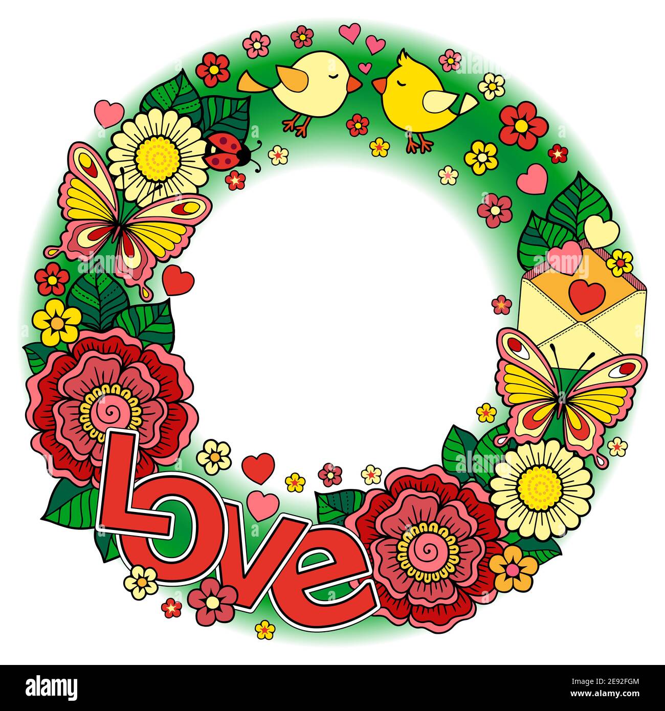 Wedding Love Birds Graphic