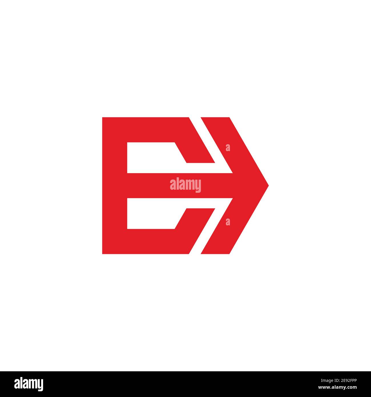 abstract letter e motion arrows logo vector Stock Vector Image & Art ...