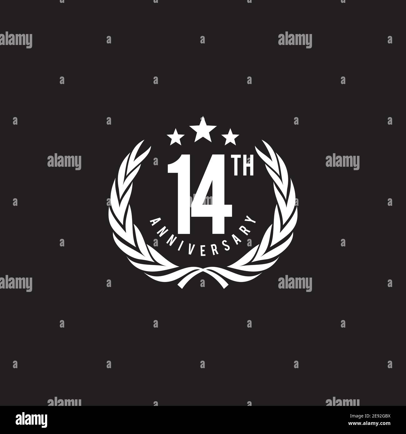 Number fourteenth Stock Vector Images - Alamy