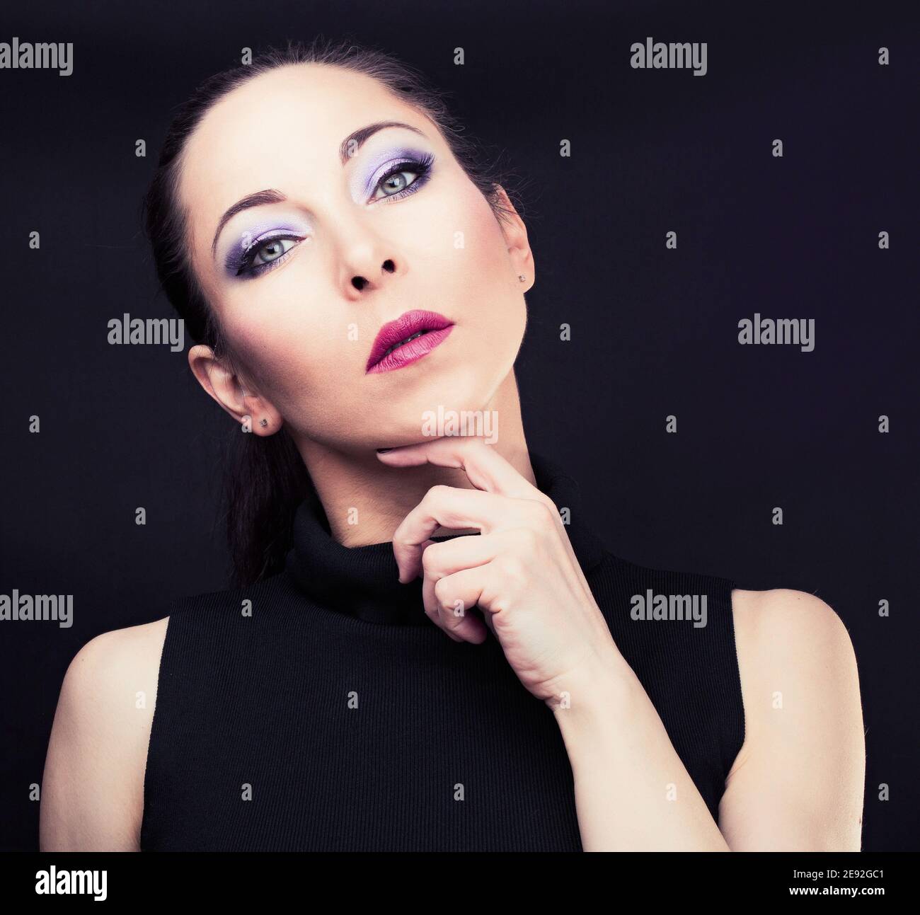 Excessive makeup hi-res stock photography and images - Alamy