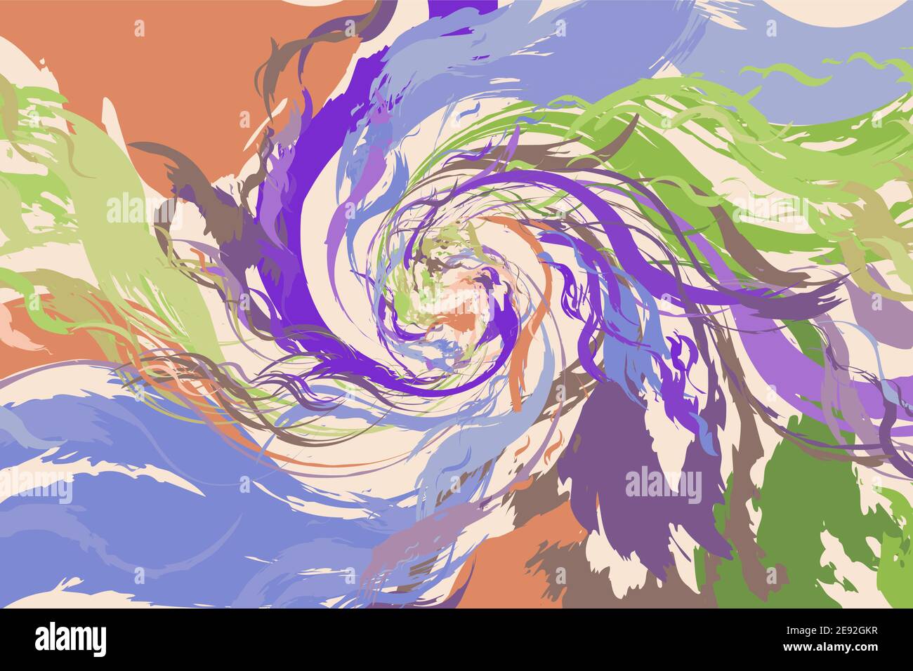 Abstract colored pattern of paint strokes. Background for textures ...