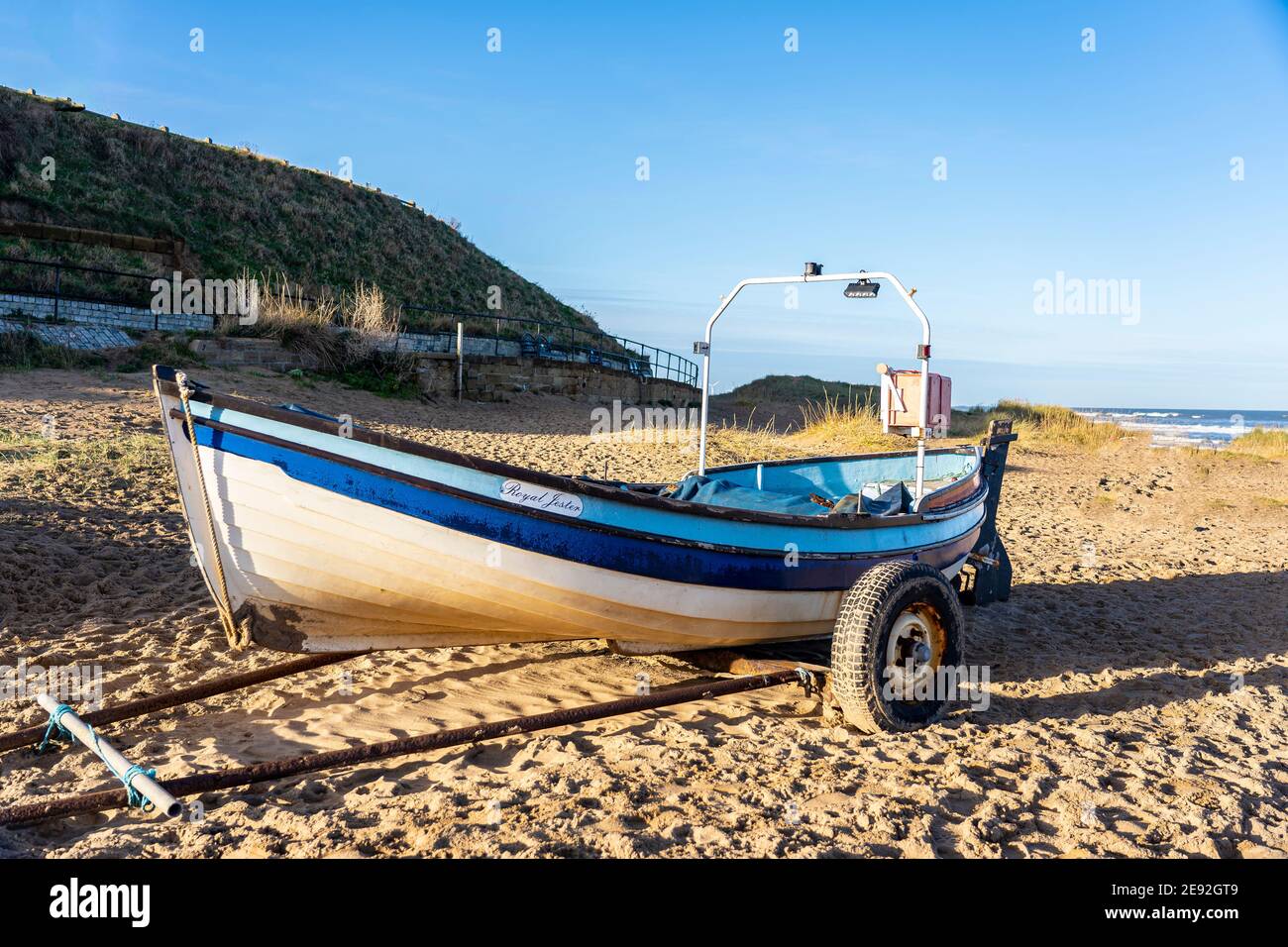 cobble fishing boats on a beach Stock Photo - Alamy
