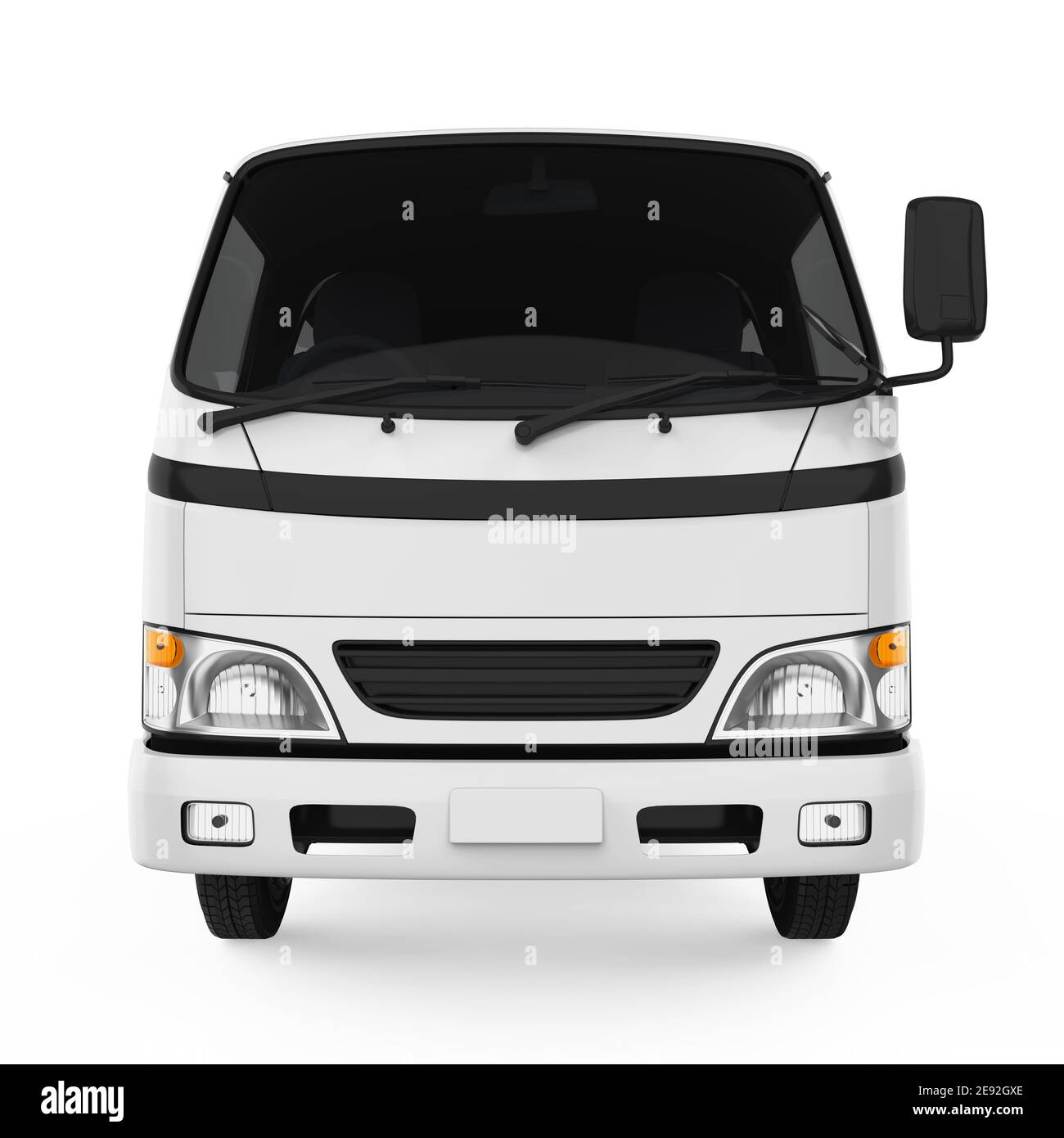 Delivery Van Isolated Stock Photo - Alamy