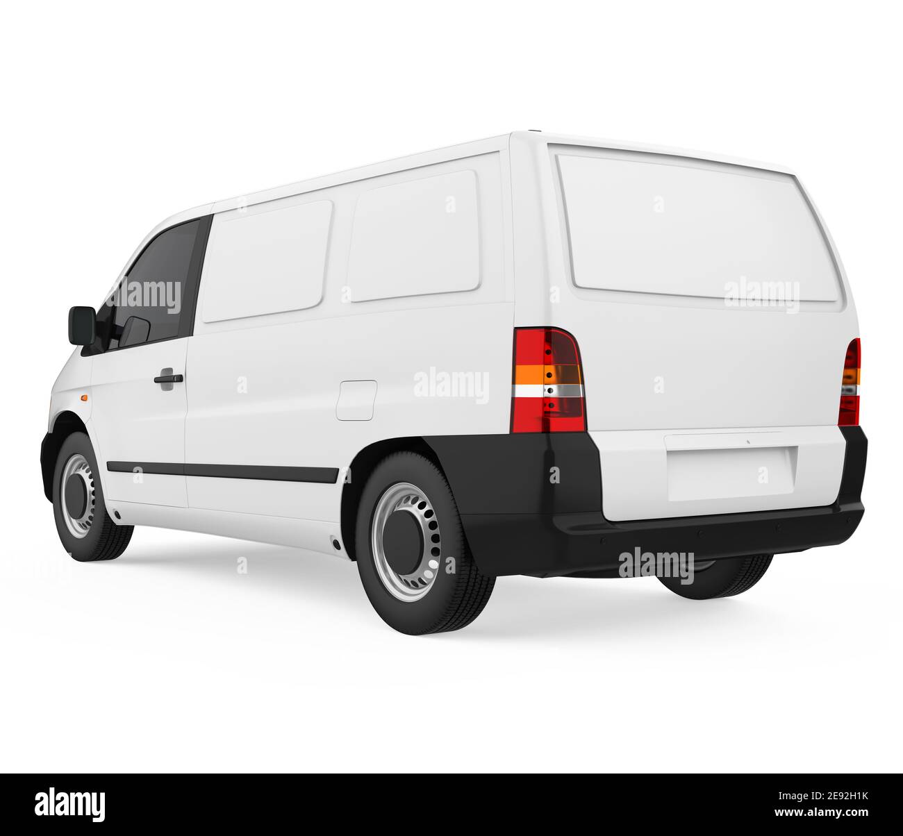 Delivery Van Isolated Stock Photo - Alamy