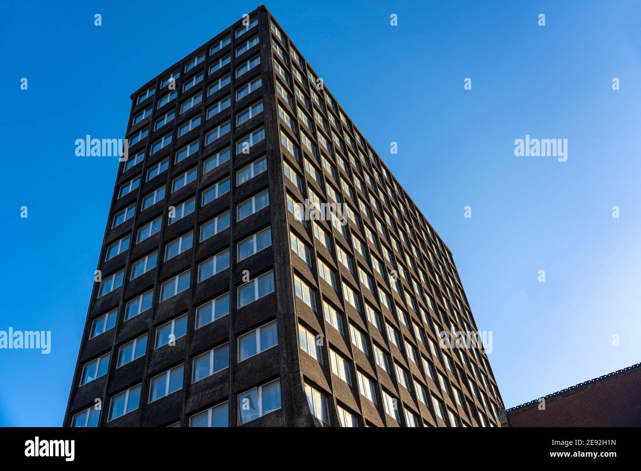 high-rise apartment block in middlesbrough, north yorkshire, uk Stock ...