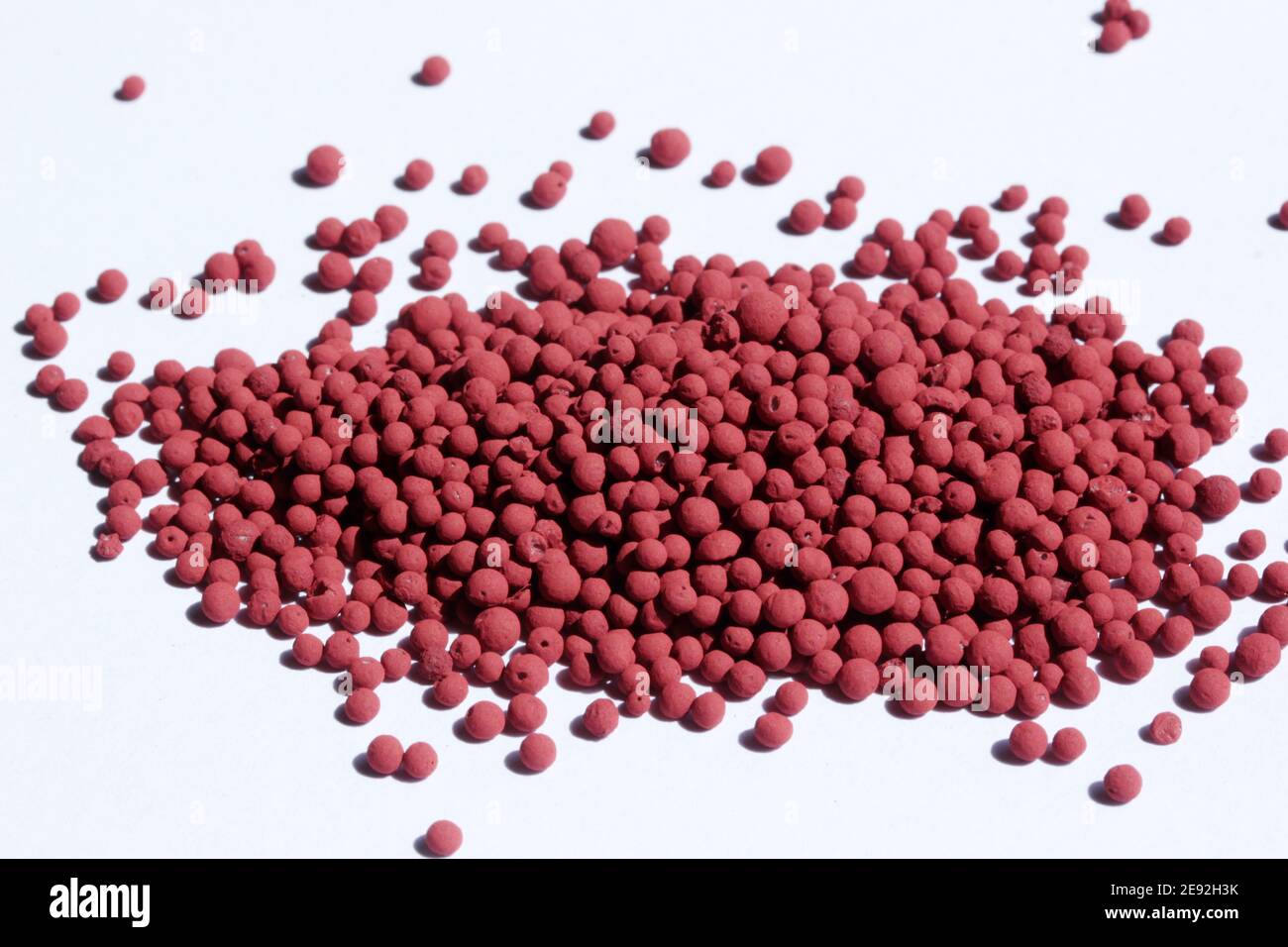 powder food colors on a white background Stock Photo - Alamy
