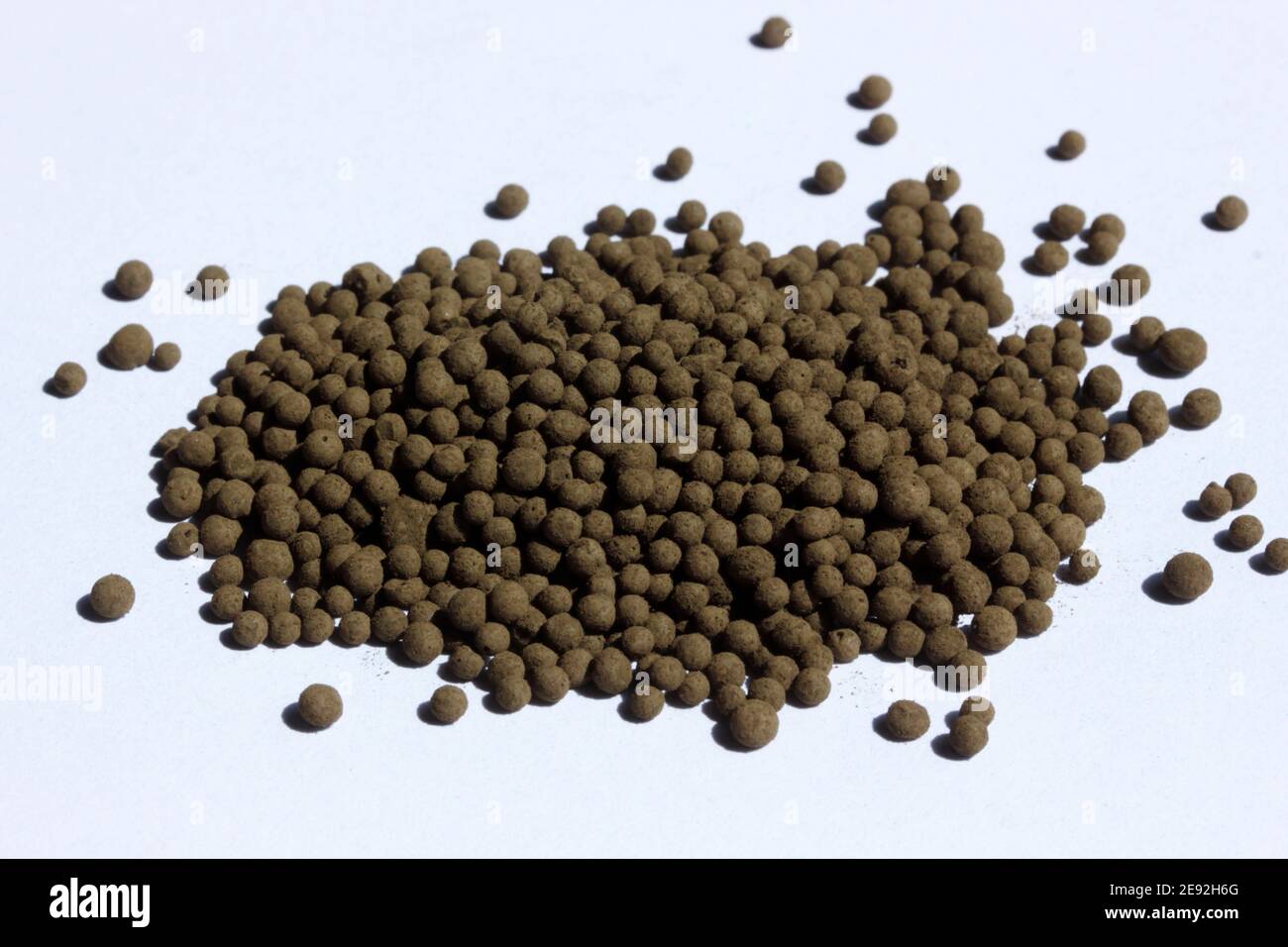 powder food colors on a white background Stock Photo - Alamy