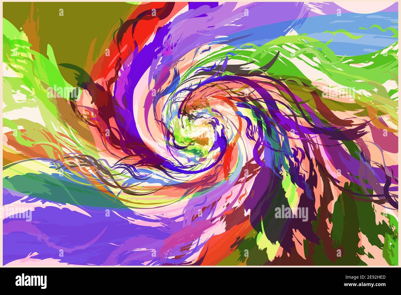 Abstract colored pattern of paint strokes. Background for textures ...