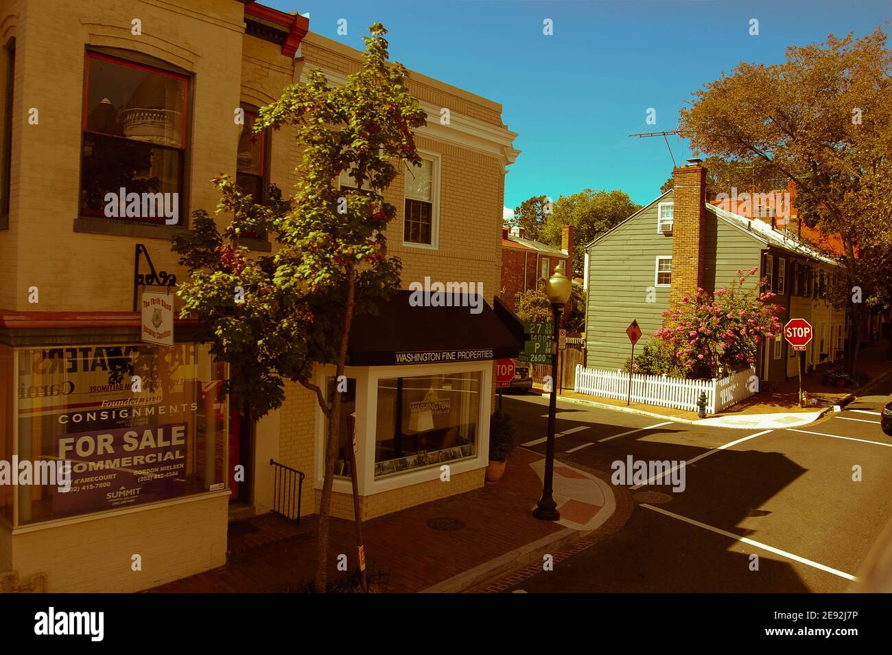 George washington corner hi-res stock photography and images - Alamy