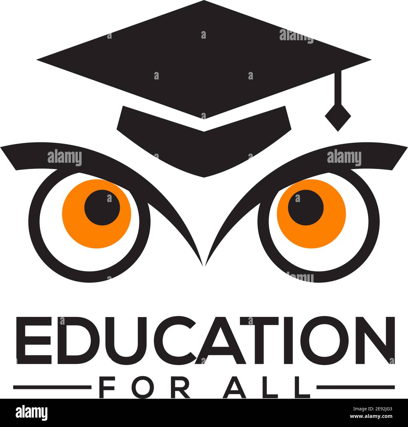 Education logo design with using owl bird icon vector template Stock ...