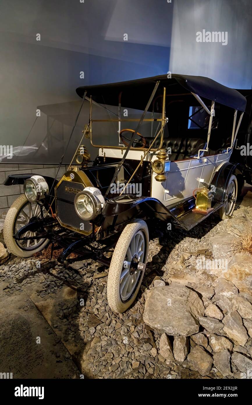 Recently restored 1913 KRIT 5 seater tourer at the Nelson Classic Car ...