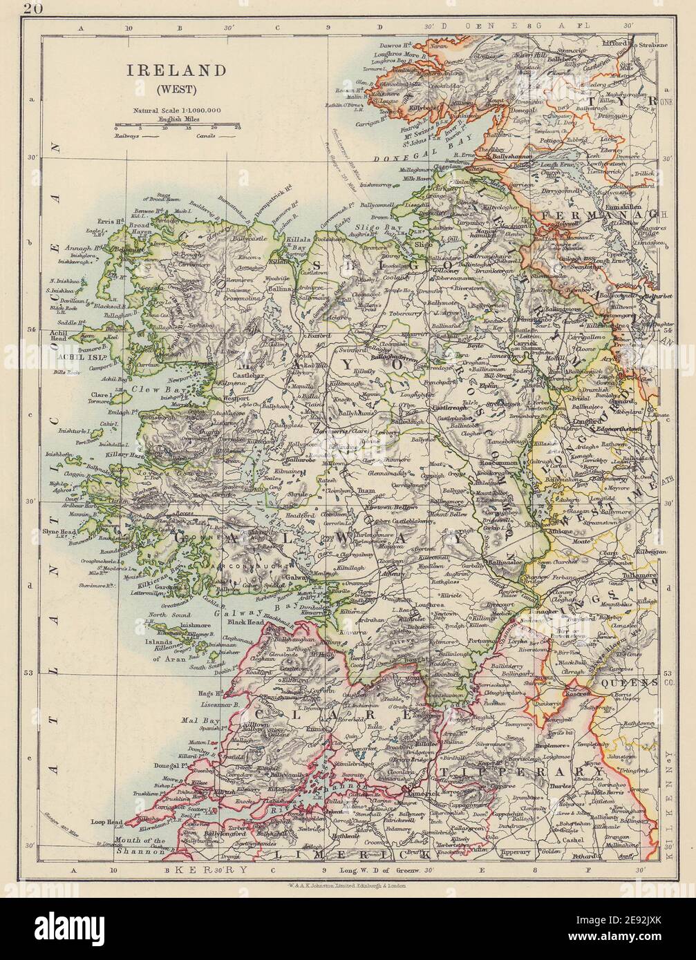 CONNACHT CONNAUGHT. Galway Mayo Sligo Leitrim. West Ireland. JOHNSTON ...