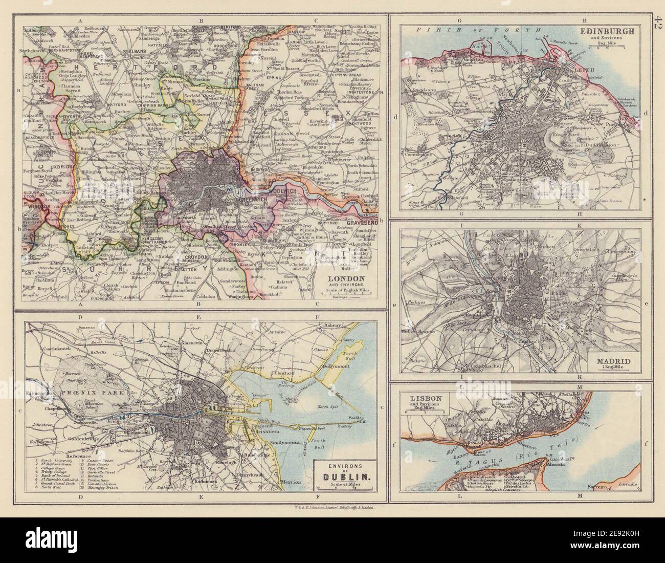 Europe europe 1910 antique map hi-res stock photography and images - Alamy
