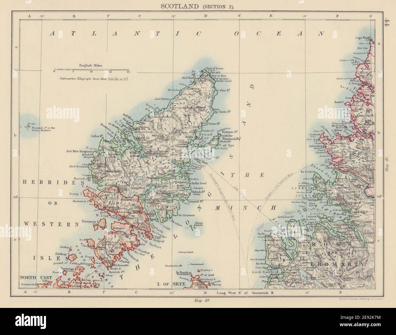 Map of cromarty hi-res stock photography and images - Alamy