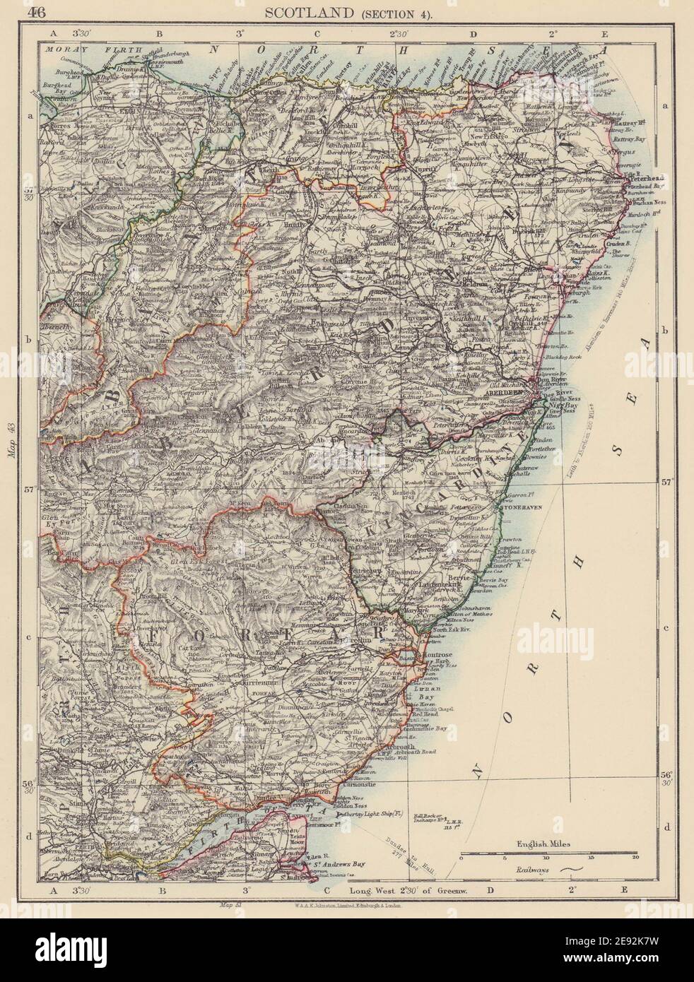 Map of banff hi-res stock photography and images - Alamy