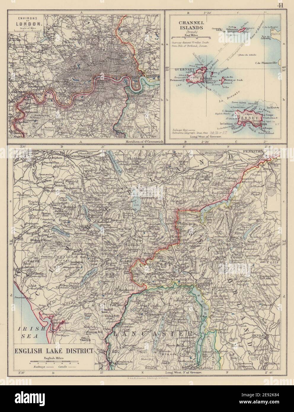 English channel map hi-res stock photography and images - Alamy