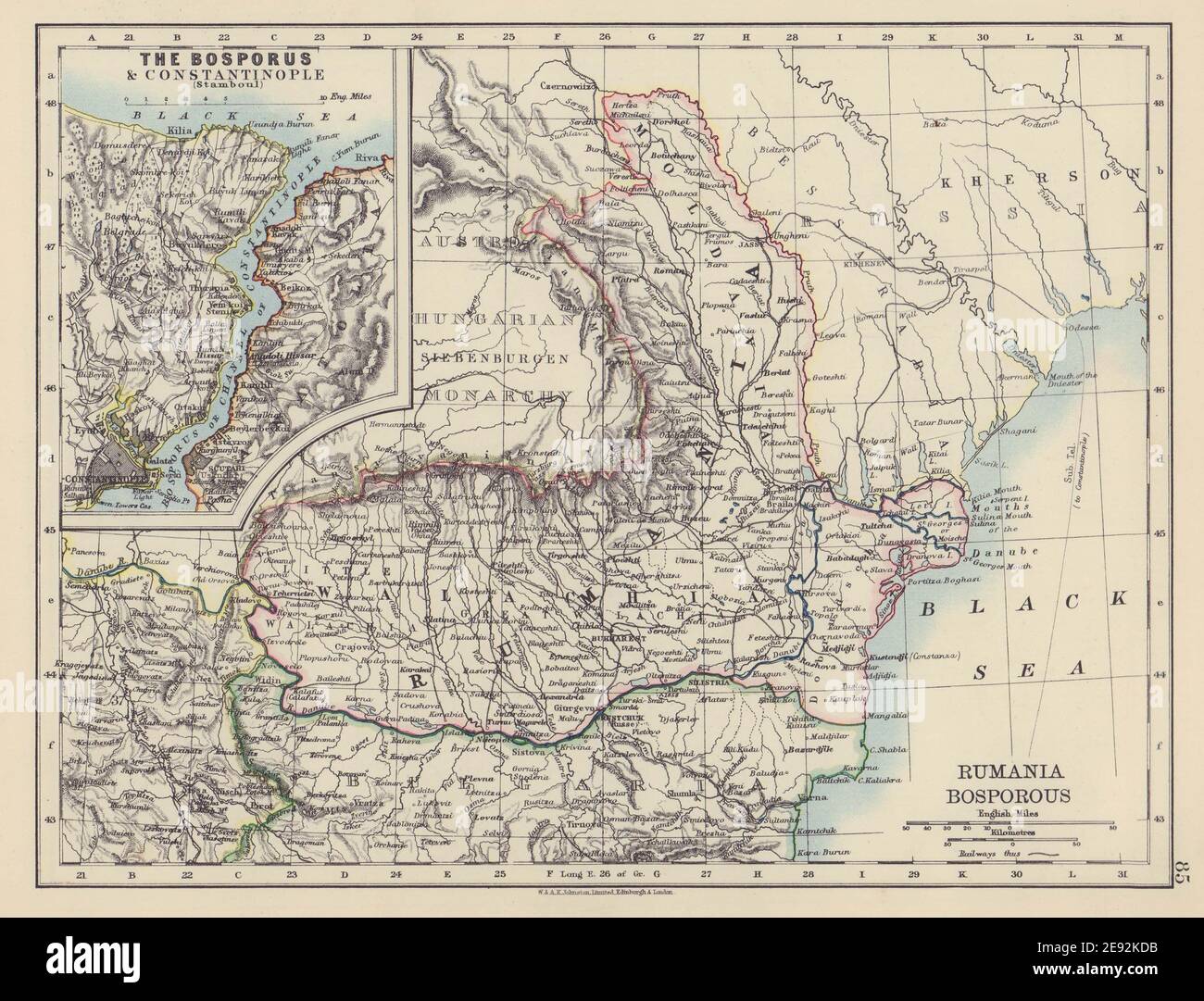 Map of wallachia hi-res stock photography and images - Alamy