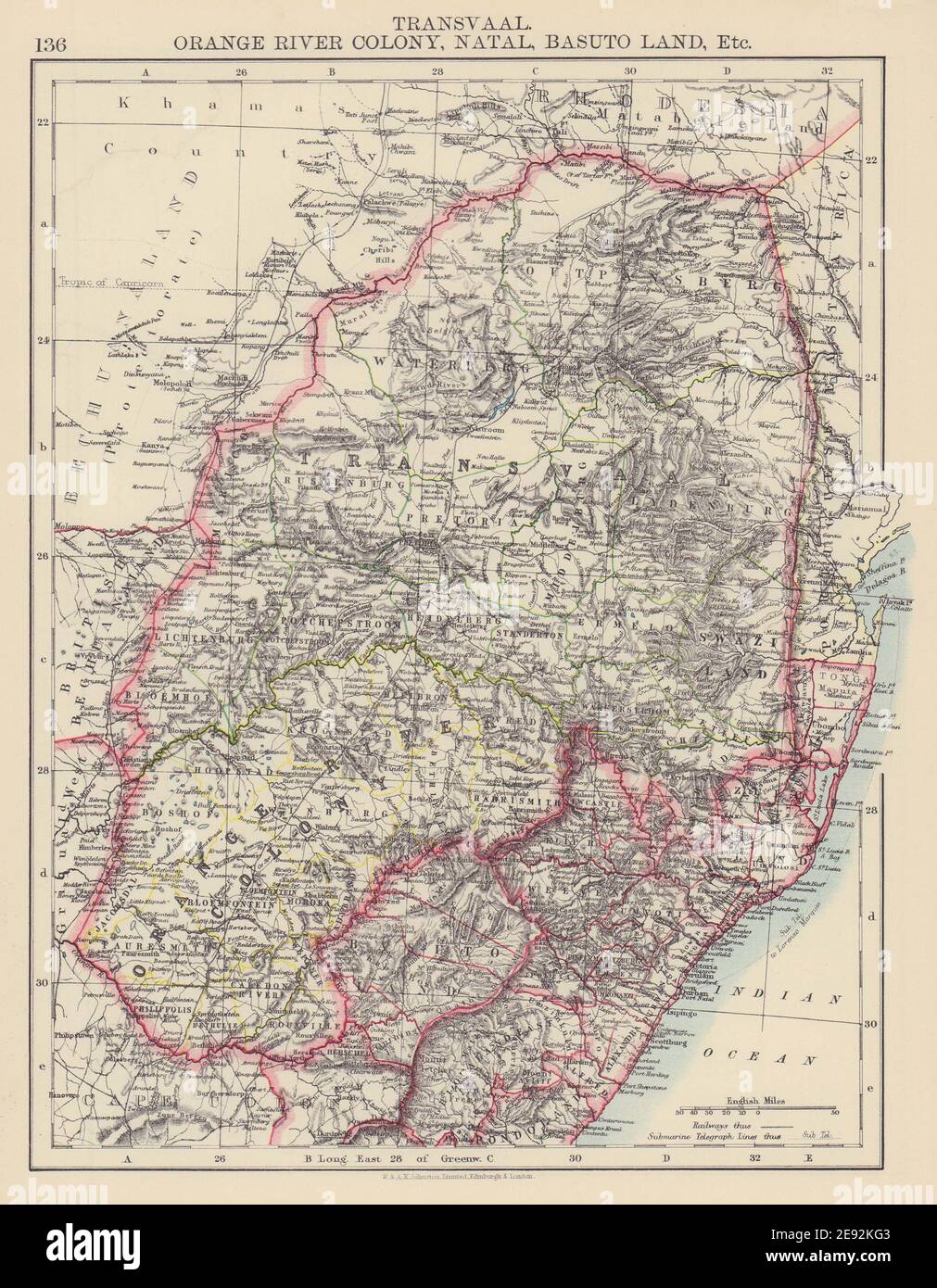 COLONIAL SOUTH AFRICA. Transvaal. Orange River Colony, Natal, Lesotho ...