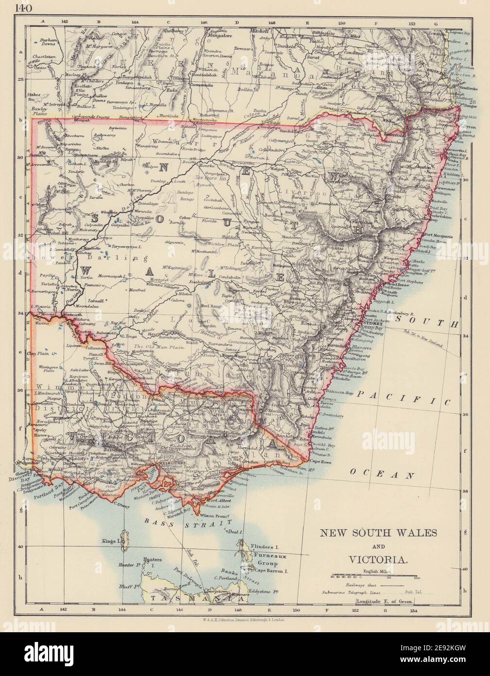 Telegraph map australia hi-res stock photography and images - Alamy
