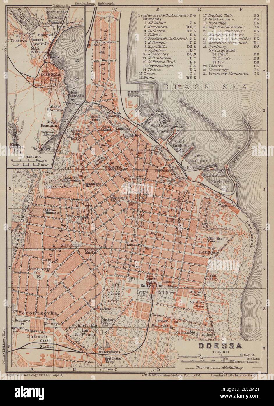 Map of odessa ukraine hi-res stock photography and images - Alamy