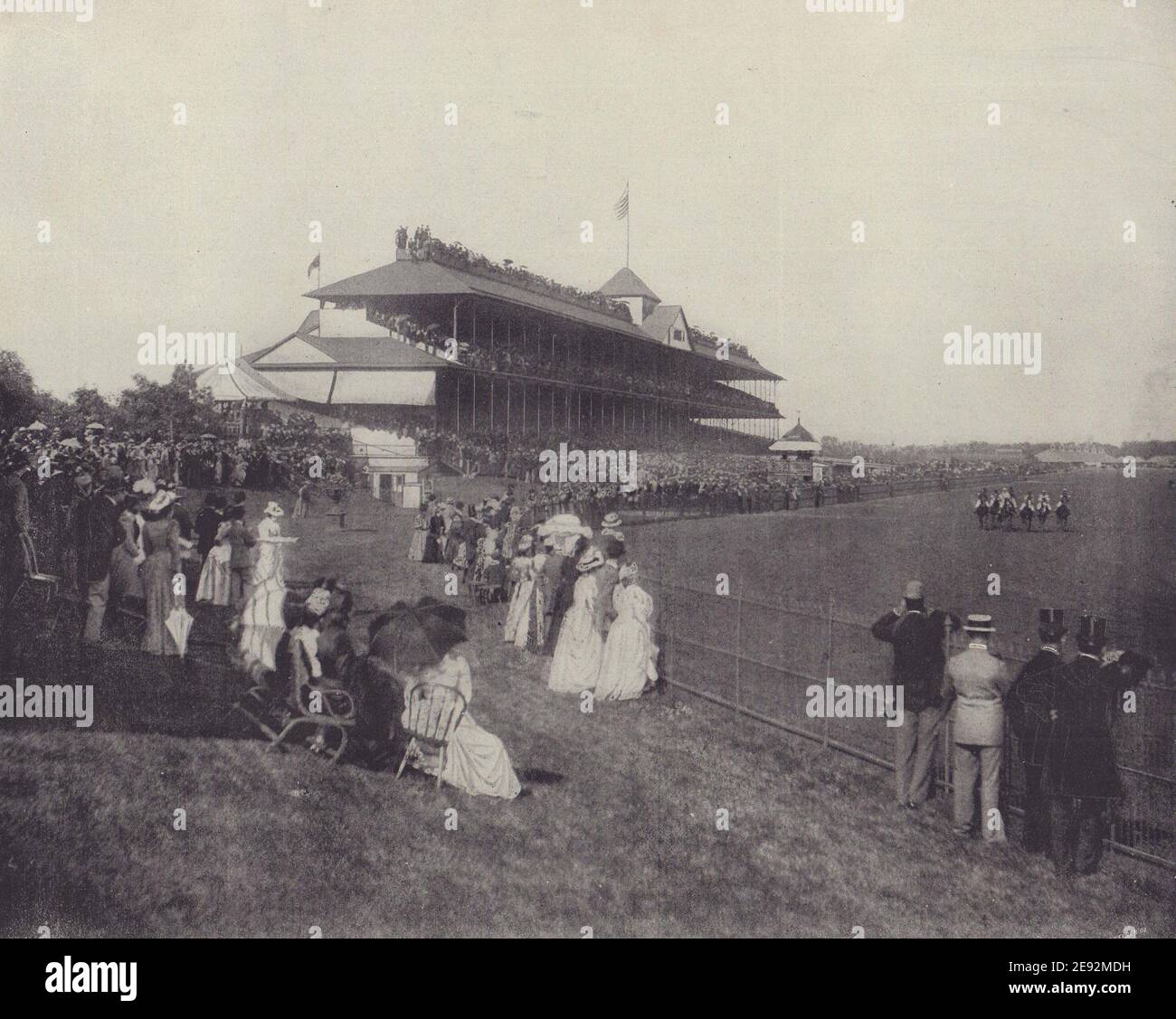 Washington Park Race Track, Chicago. Illinois. STODDARD 1895 old ...