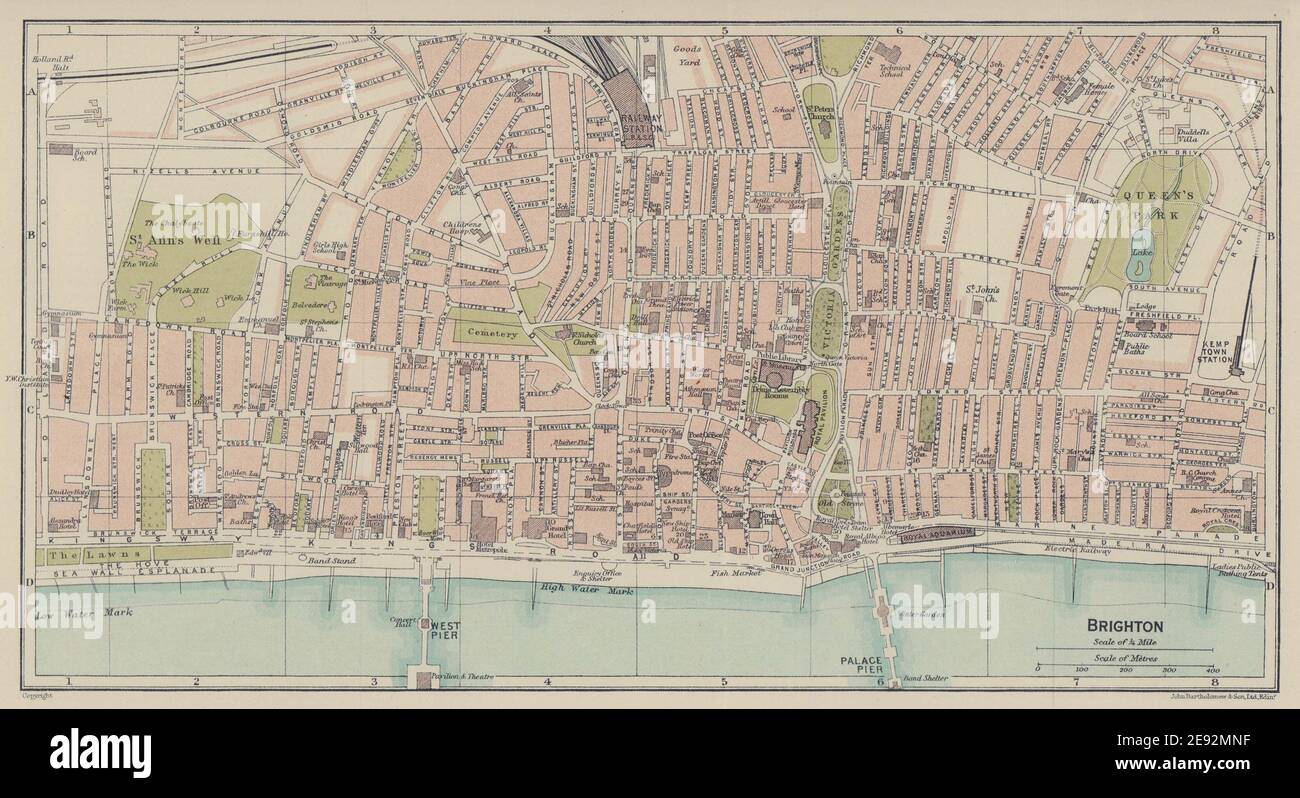 Sussex map 1920 hi-res stock photography and images - Alamy