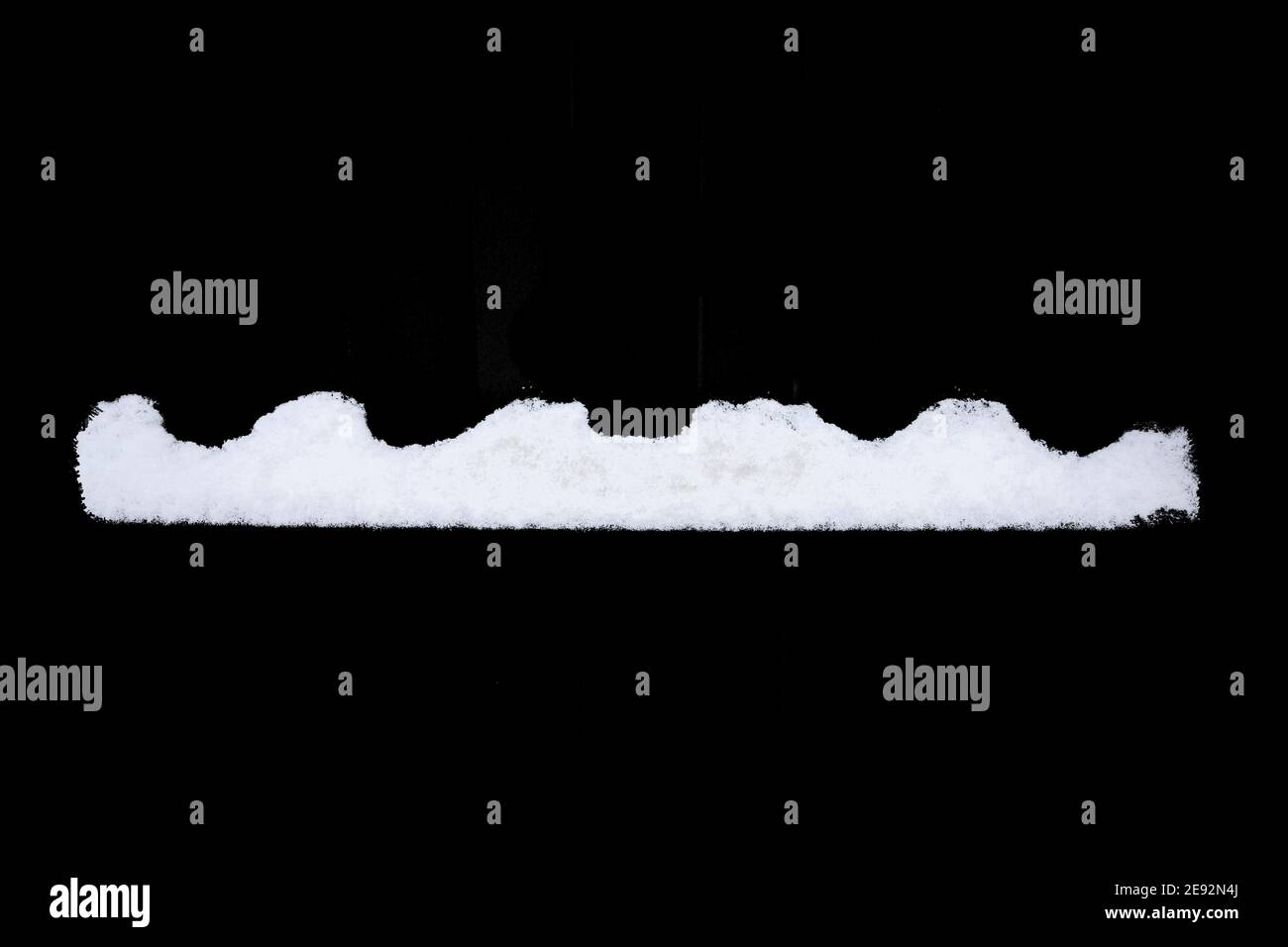 snow band isolated on black background. High quality photo Stock Photo ...