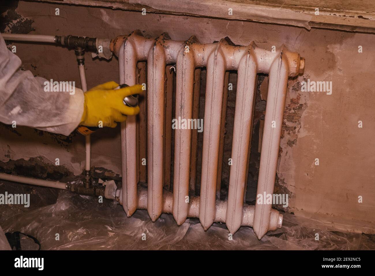 coloring spraying battery radiator heater restoration protective mask ...