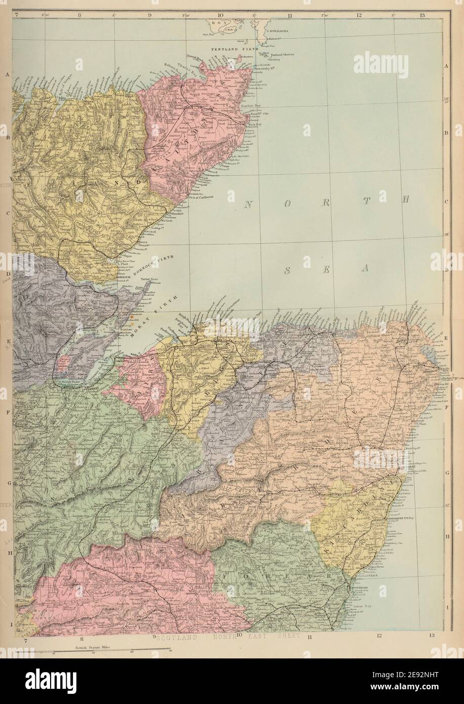 Map of banff hi-res stock photography and images - Alamy