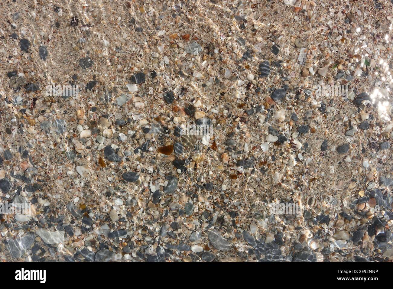 The water surface is so clear that you can see through and see the ...