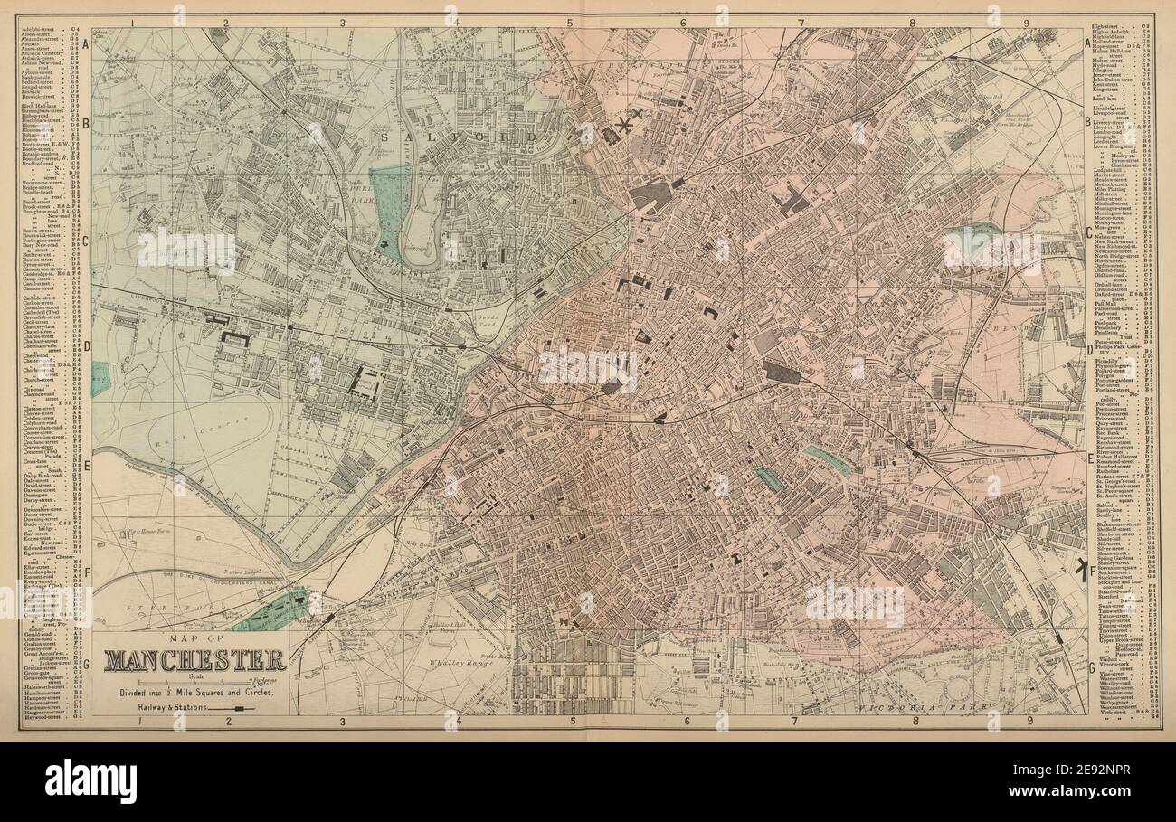 19th century city manchester hi-res stock photography and images - Alamy