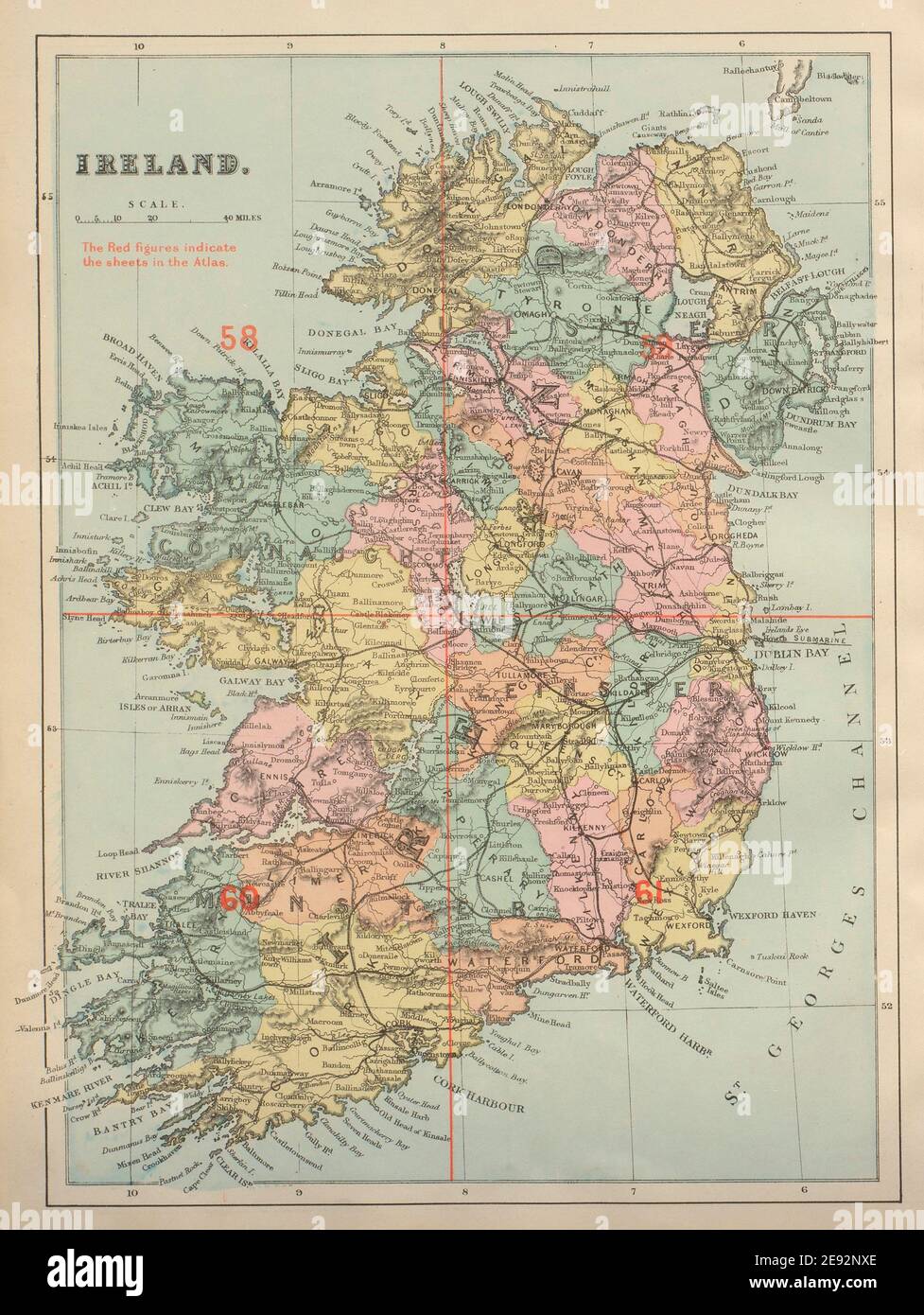 Map ireland ordnance hi-res stock photography and images - Alamy