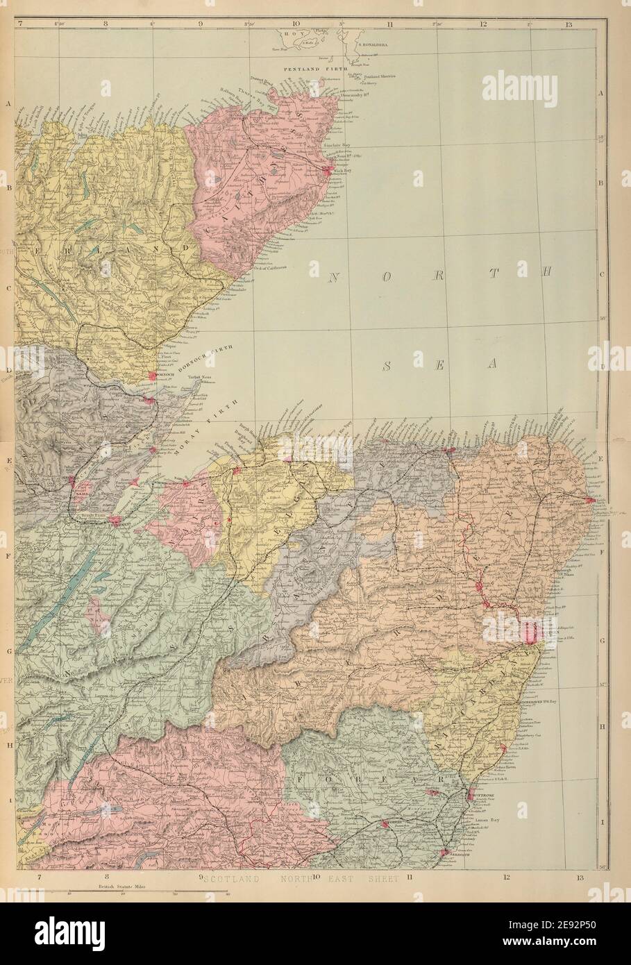 Map of banff hi-res stock photography and images - Alamy