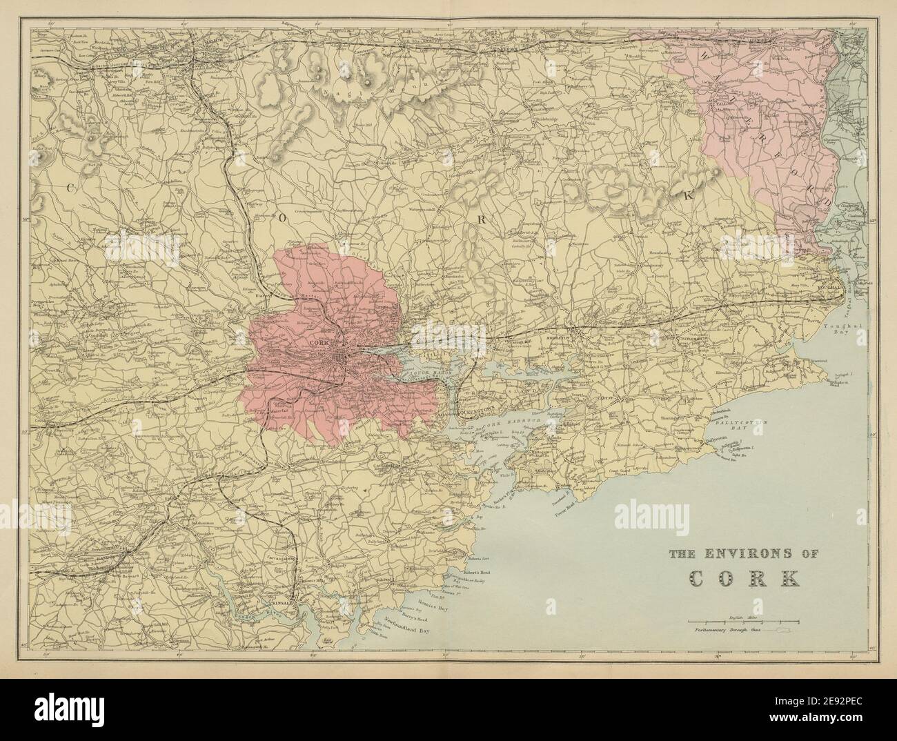 Antique map of cork hi-res stock photography and images - Alamy