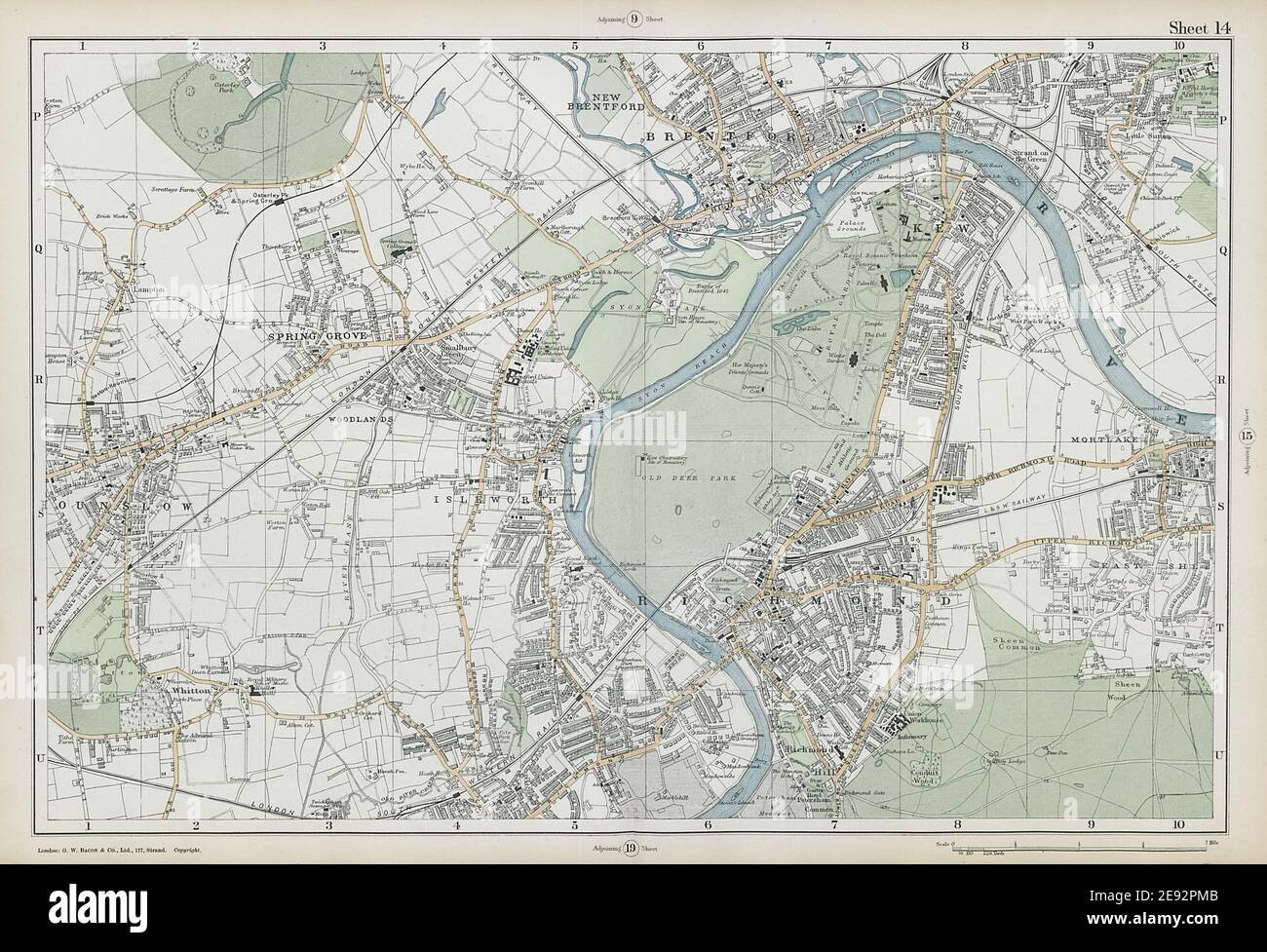 RICHMOND/HOUNSLOW Kew Isleworth Brentford Spring Grove Mortlake. BACON ...