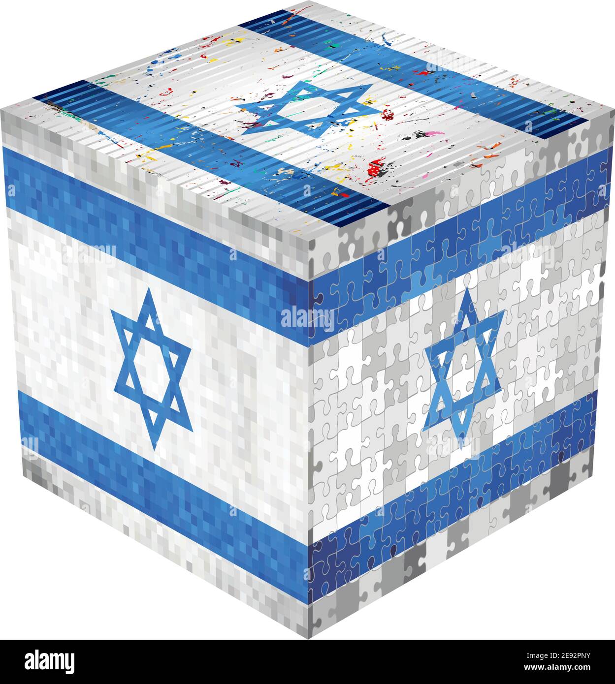 Jewish mosaic, israel Stock Vector Images - Alamy