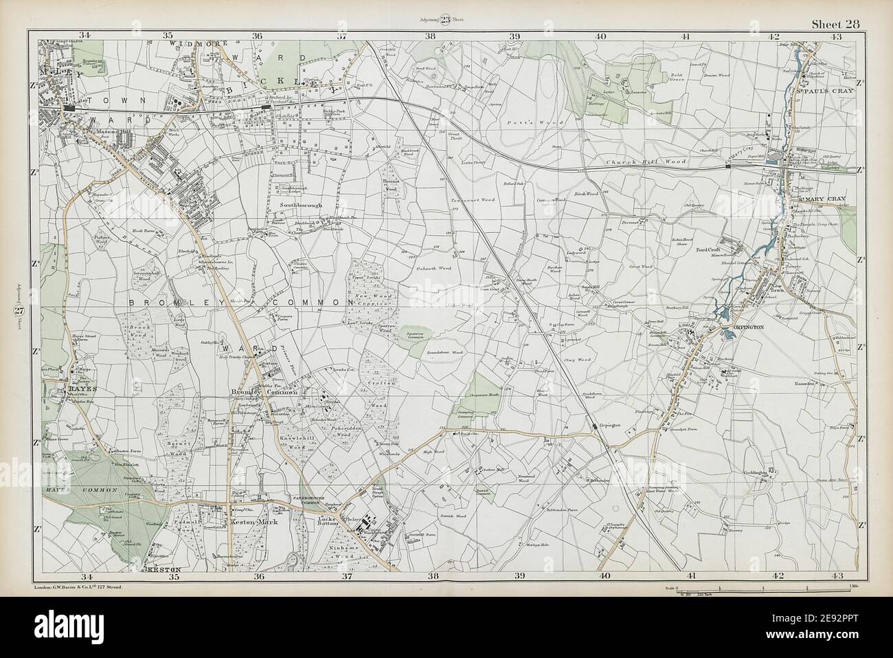 BROMLEY & ORPINGTON Hayes Petts Wood Keston St Paul's Mary Cray. BACON ...