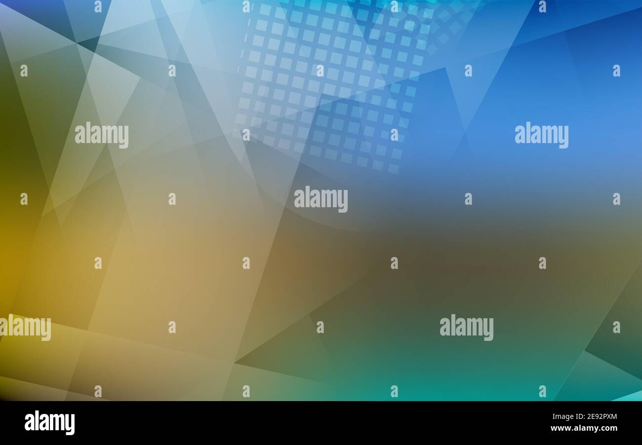 Abstract wide technology background with hexagons and gear wheels. Hi ...