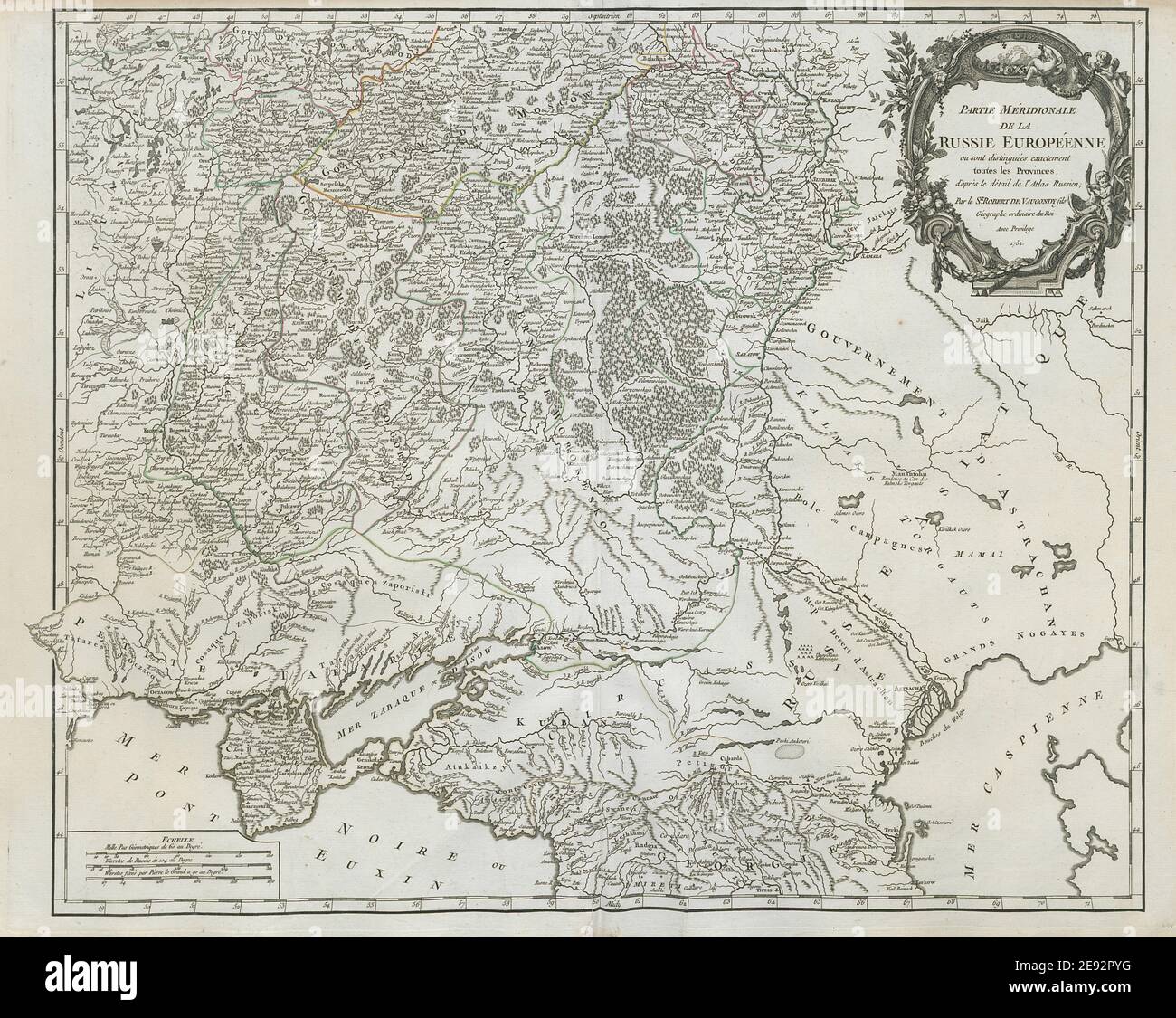 18th century map russia hi-res stock photography and images - Alamy