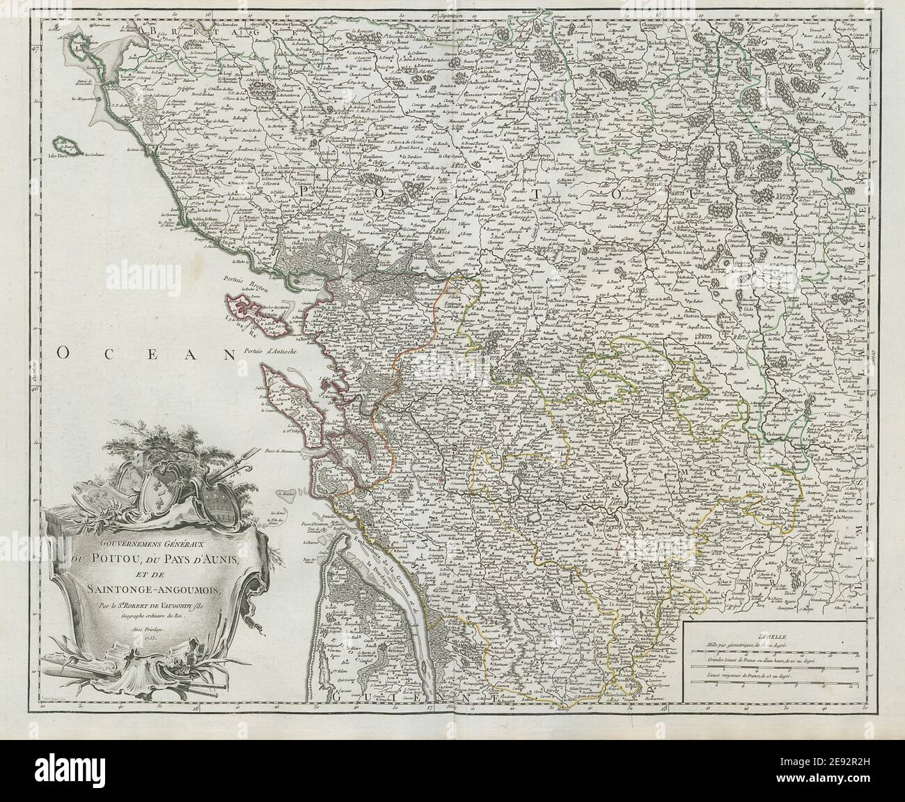 Vendee map hi-res stock photography and images - Alamy