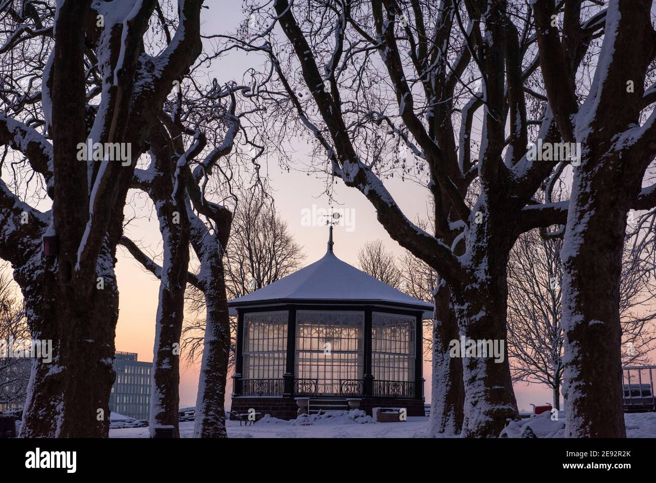 Nottingham snow uk city hi-res stock photography and images - Alamy