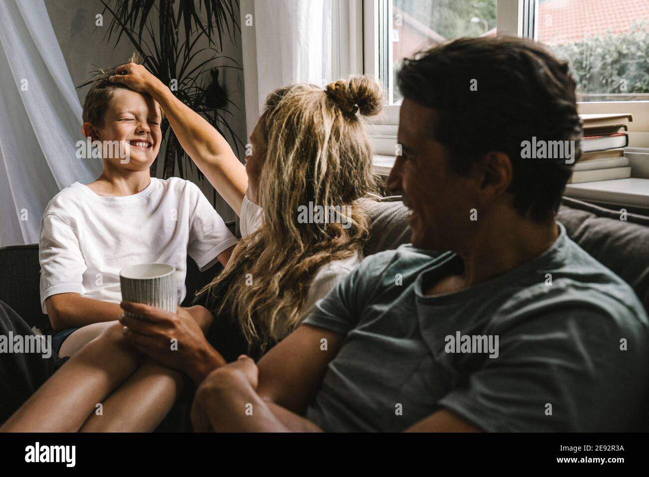 Mature son living at home with parents hi-res stock photography and ...