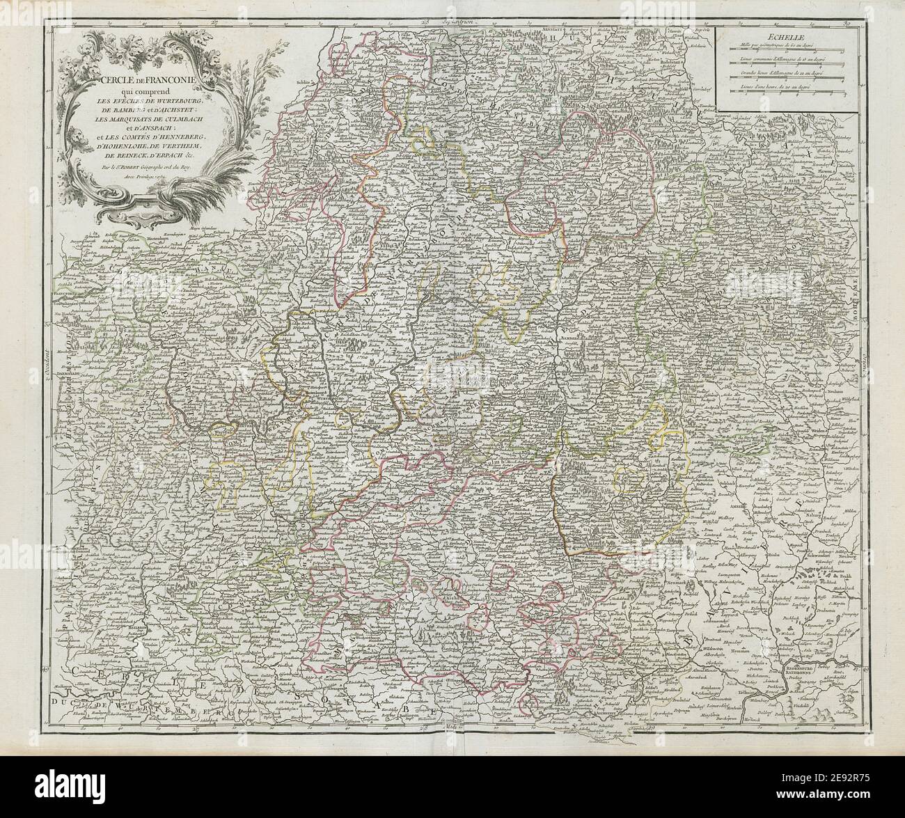 Map of franconia hi-res stock photography and images - Alamy
