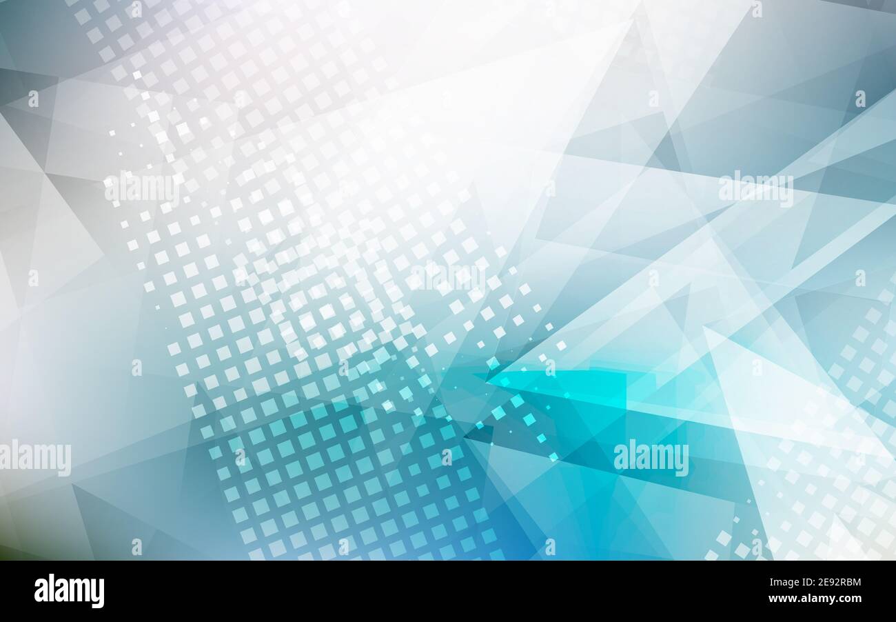 Abstract wide technology background with hexagons and gear wheels. Hi ...