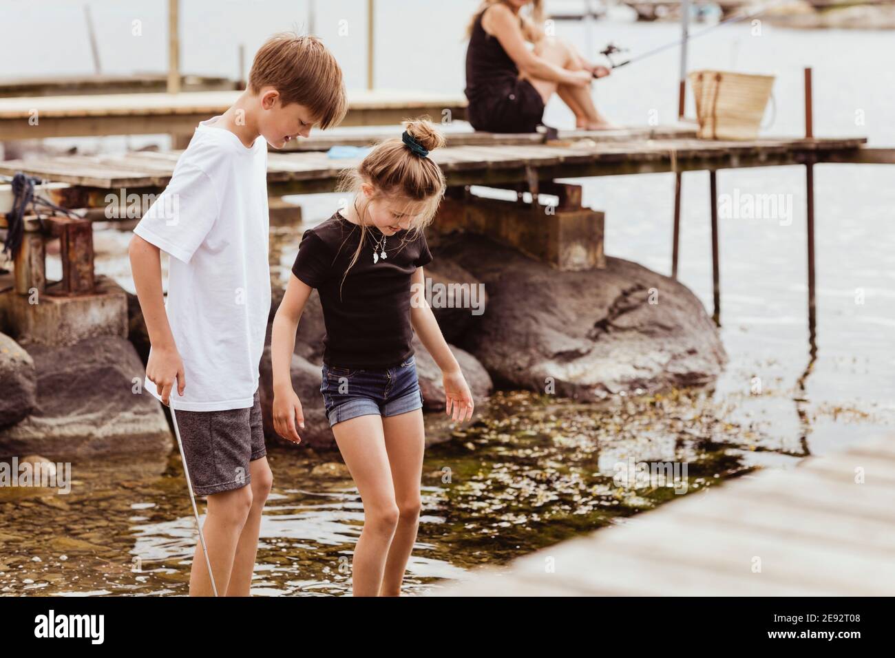 Fishing in sea hi-res stock photography and images - Alamy